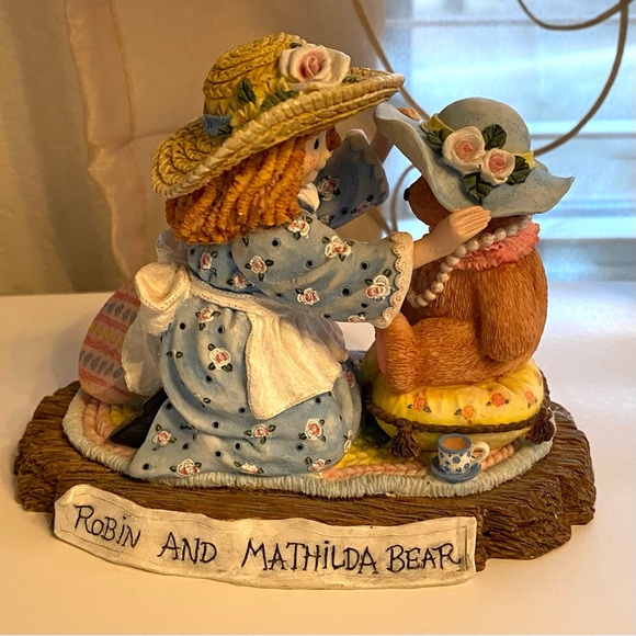Tea Party Teddies ans Friends | Accents | Vintage Figurine Tea Party ...